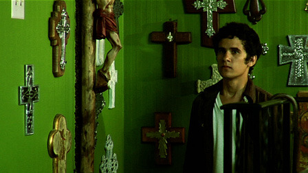 Vampire Holding Cross