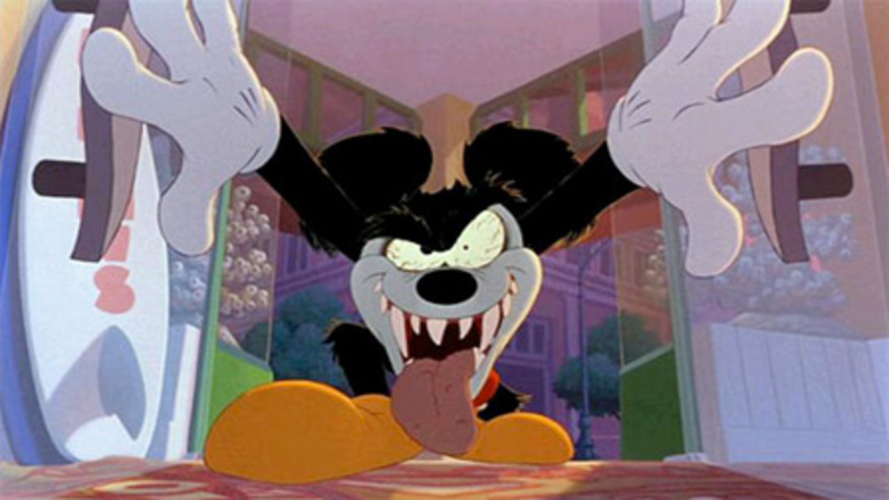 Mickey Mouse Middelvinger Gehoorzamen Mickey Mouse Kindergeschirr Und