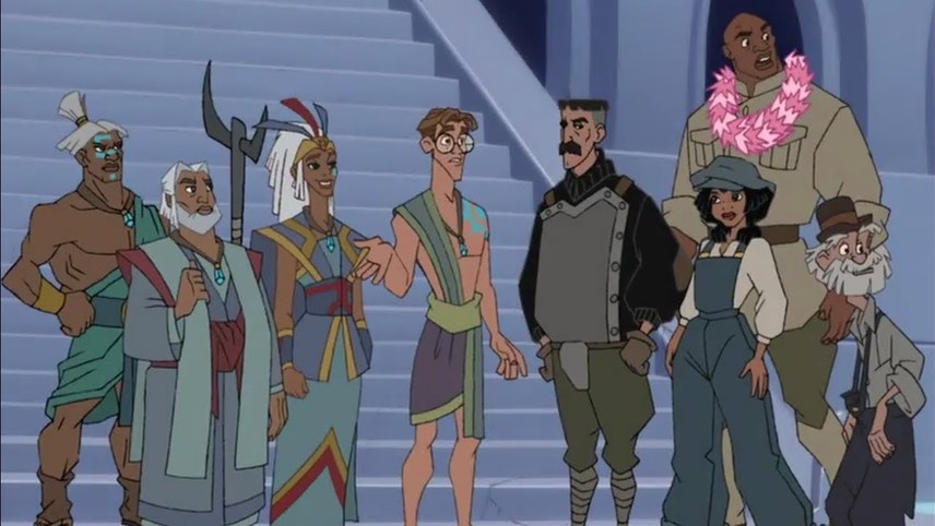 Personagens Do Filme Atlantis Kida
